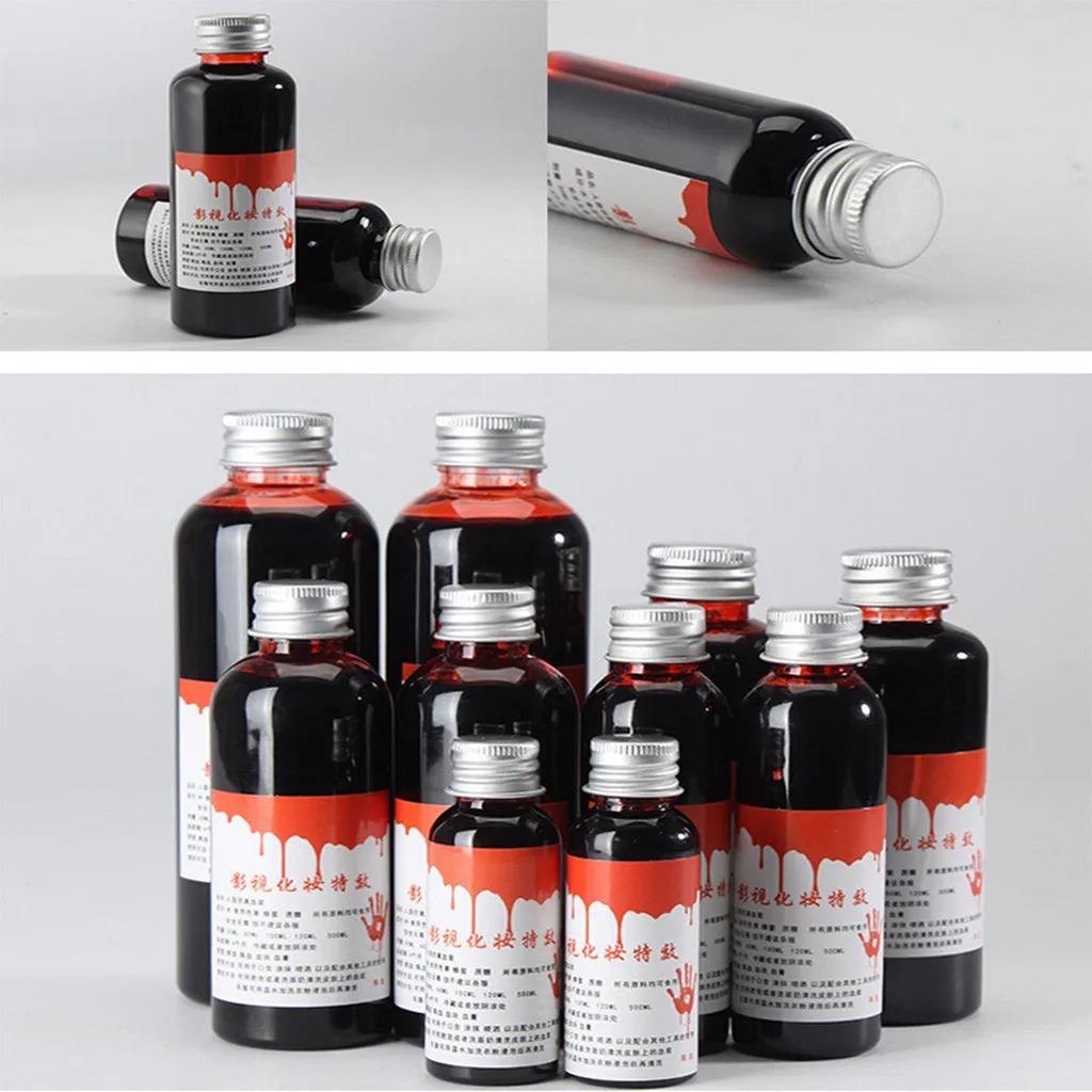 30-100ml Blood Whole Cosplay Prank Props Makeup Person Plasma Fake 1 ...