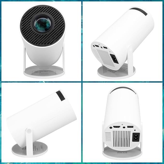 4K Mini Projector with Android 11 🍿📱 | 180° Rotatable Smart Projector ...