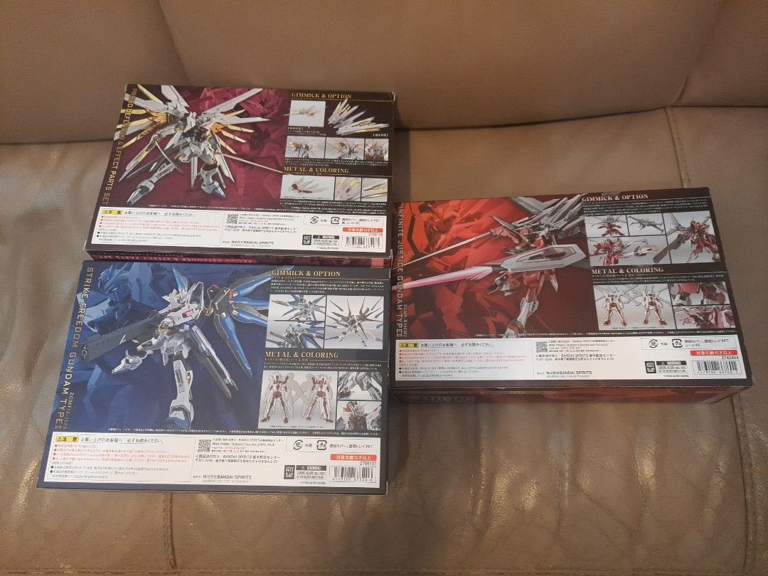 全新 BANDAI 魂商店 METAL ROBOT魂 STRIKE FREEDOM TYPE II & PROUD DEFENDER ...
