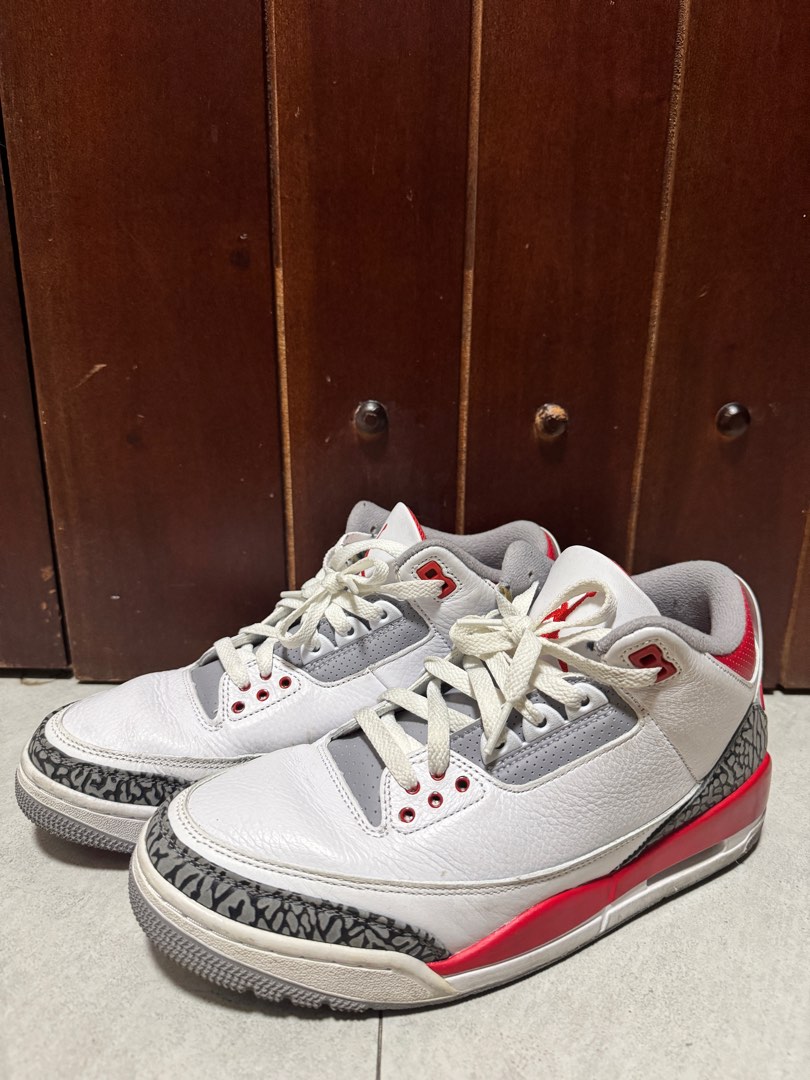 Jordan 3 Retro Fire Res, Men's Fashion, Footwear, Sneakers on Carousell
