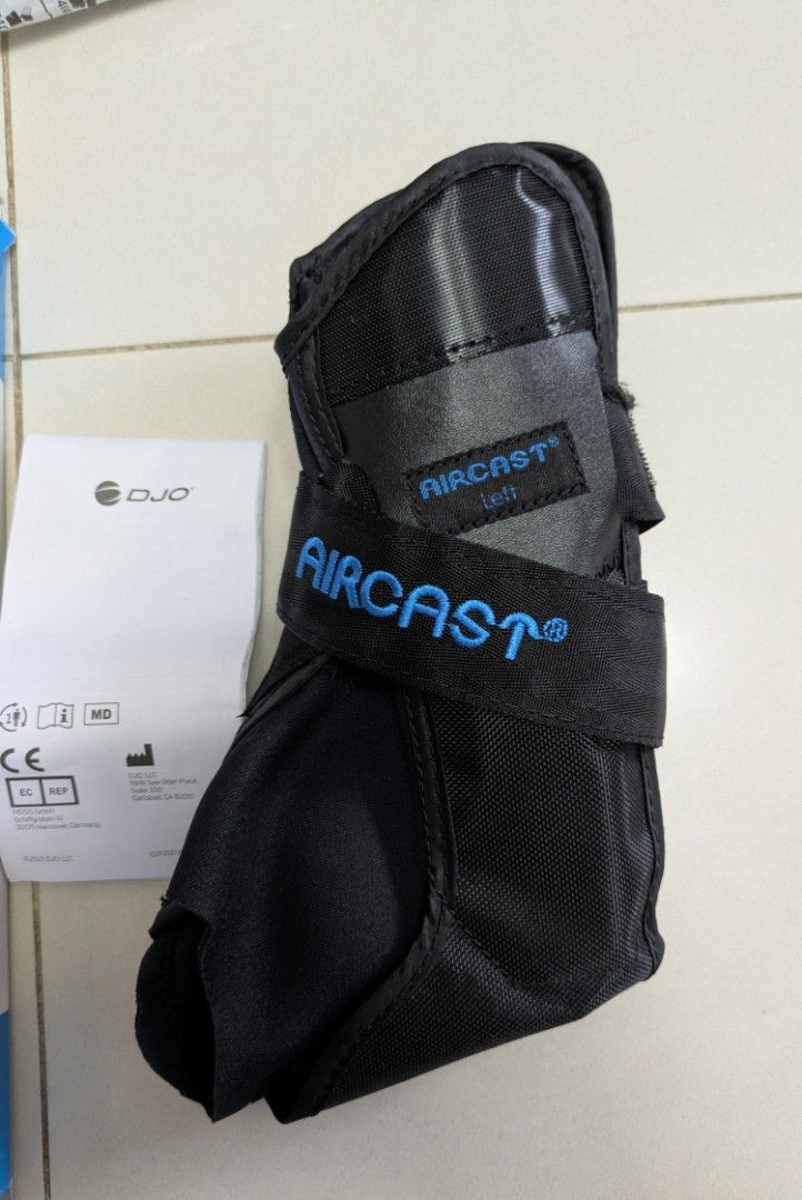 Aircast AirLift PTT Brace - Medium - Left, Health & Nutrition, Braces ...