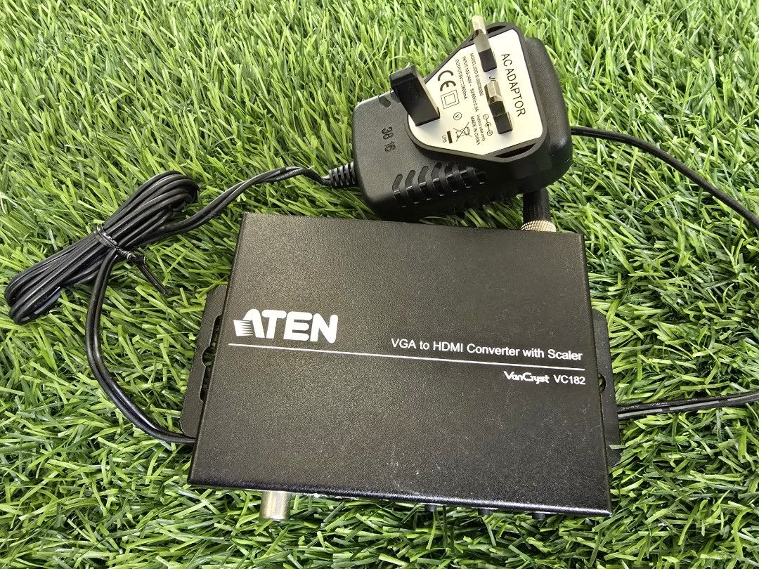 ATEN VGA to HDMI Converter with Scaler VC182 for project retro game tv video, Computers & Tech ...