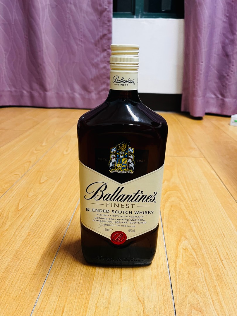 Ballantine's Finest Blended Scotch Whisky 1L (Airport price) Bill ...