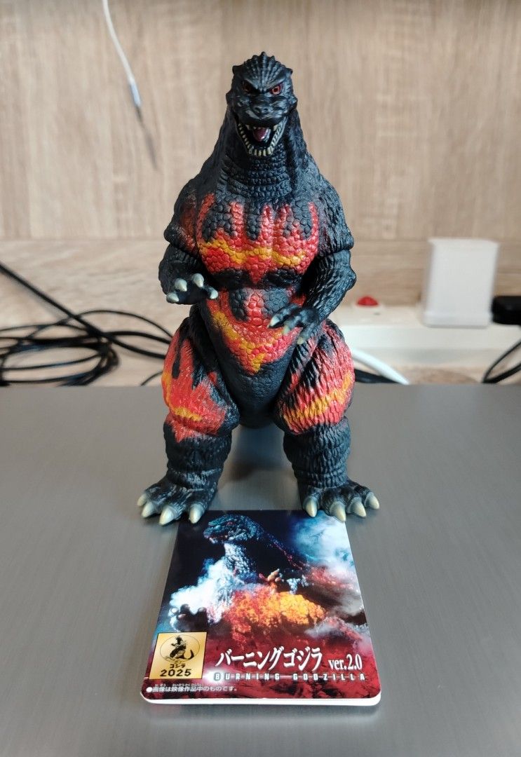 BANDAI MOVIE MONSTER SERIES Godzilla 6 Inch Soft Vinyl Figures ...