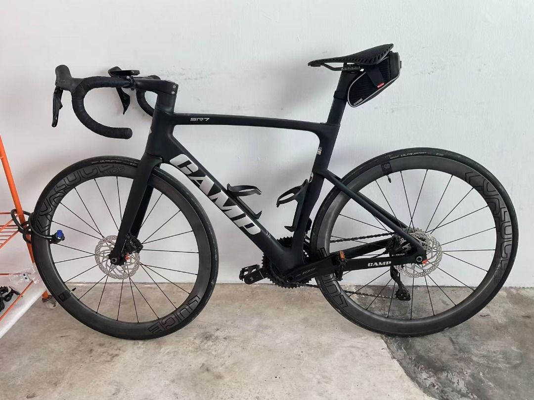 CAMP SR7 Full Carbon Road Bike, Shimano 105 Di2, Novatec 45mm Wheels with 3d printed seat ...