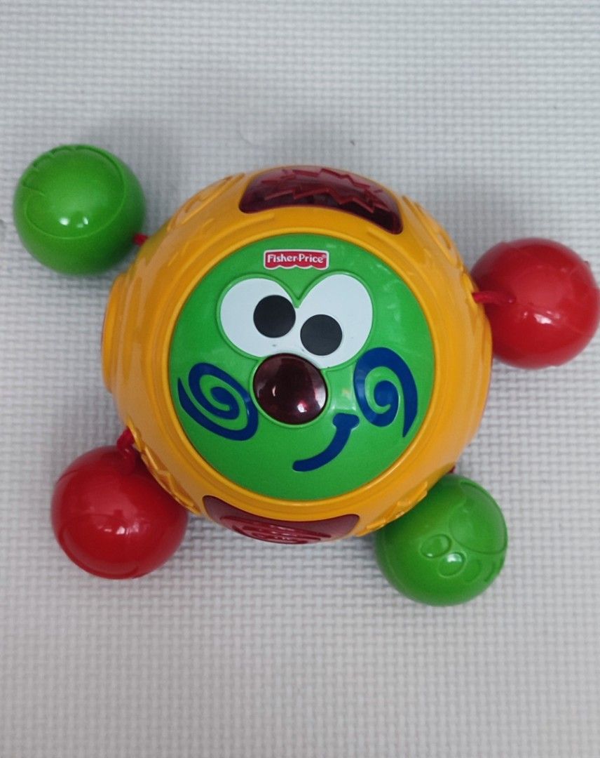 Fisher-Price Roll-A-Round Ball baby toy, Babies & Kids, Infant Playtime ...