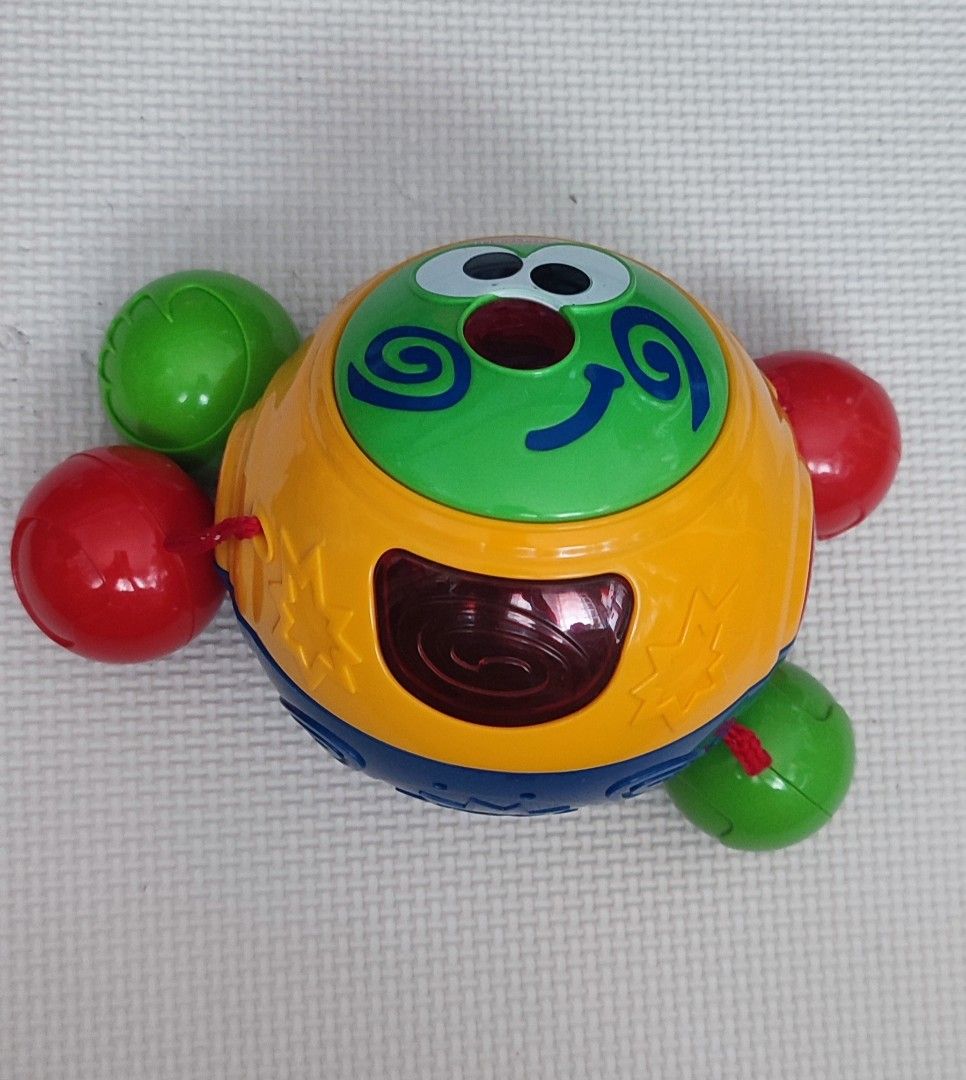 Fisher-Price Roll-A-Round Ball baby toy, Babies & Kids, Infant Playtime ...