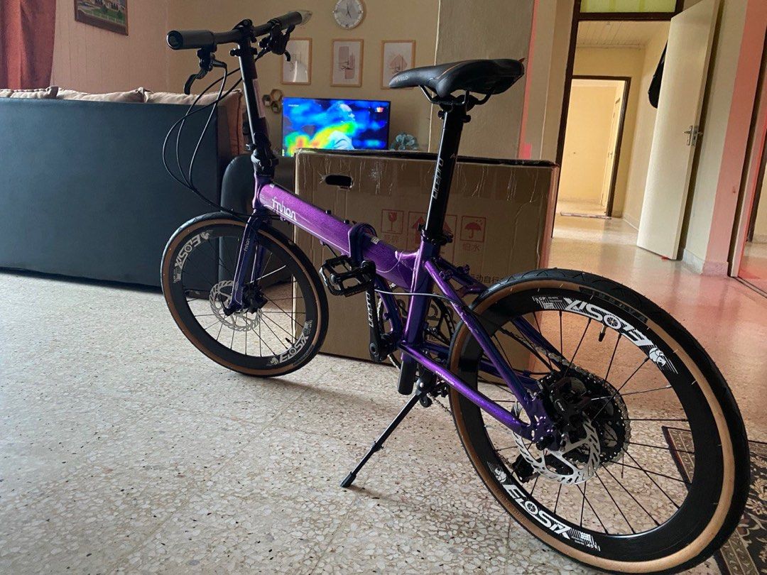 Folding Bike - Fnhon Blast Chameleon Blue, Sports Equipment, Bicycles ...