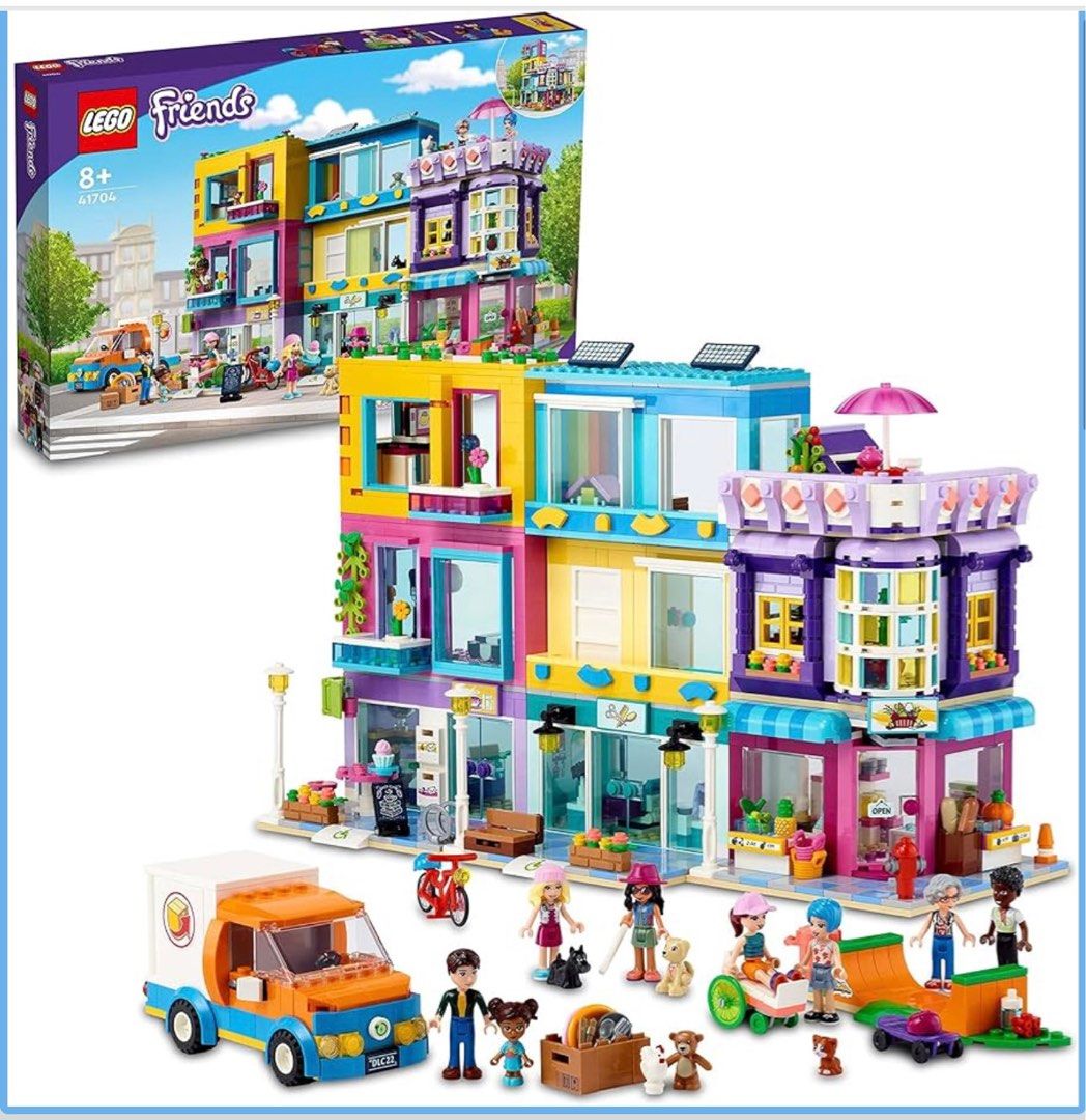 (Gift Ready) LEGO Friends 41704 Main Street Building Set, Hobbies ...