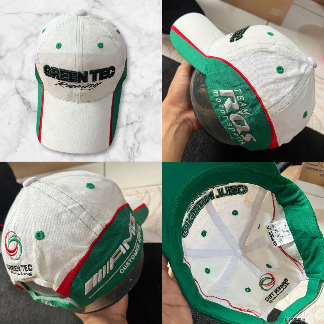 Green Tac Racing Super GT AMG Motorsport Cap osfm rm58, Men's Fashion ...