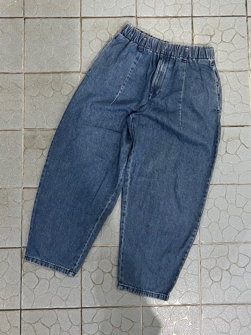 Gu Jeans / Barrel Jeans / Gu Barrel / Gu baggy / Uniqlo, Men's Fashion ...