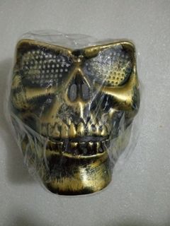 💀 Scary Half Face Skull Skeleton Mask - White, Hobbies & Toys ...