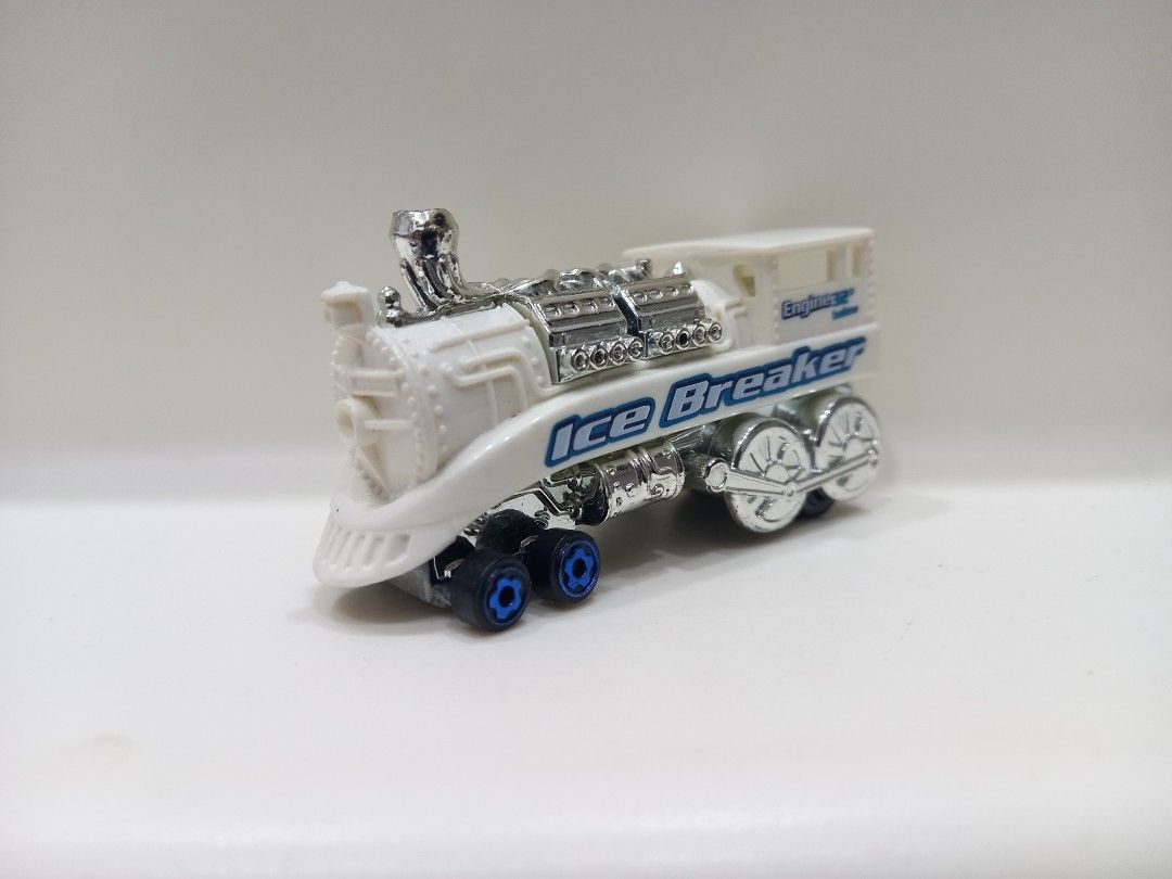 Hot Wheels Rail Rodder Ice Breaker Locomotive Train Car Diecast ...