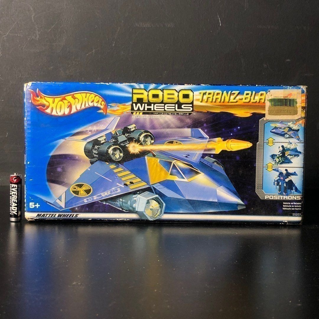 Hot Wheels Robo Wheels Tranz-Blaster Transformer Positrons Battleship ...