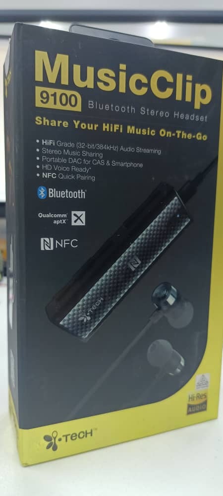 ITECH MUSICCLIP 9100 - Hi-Res Bluetooth and USB DAC and headphone ...