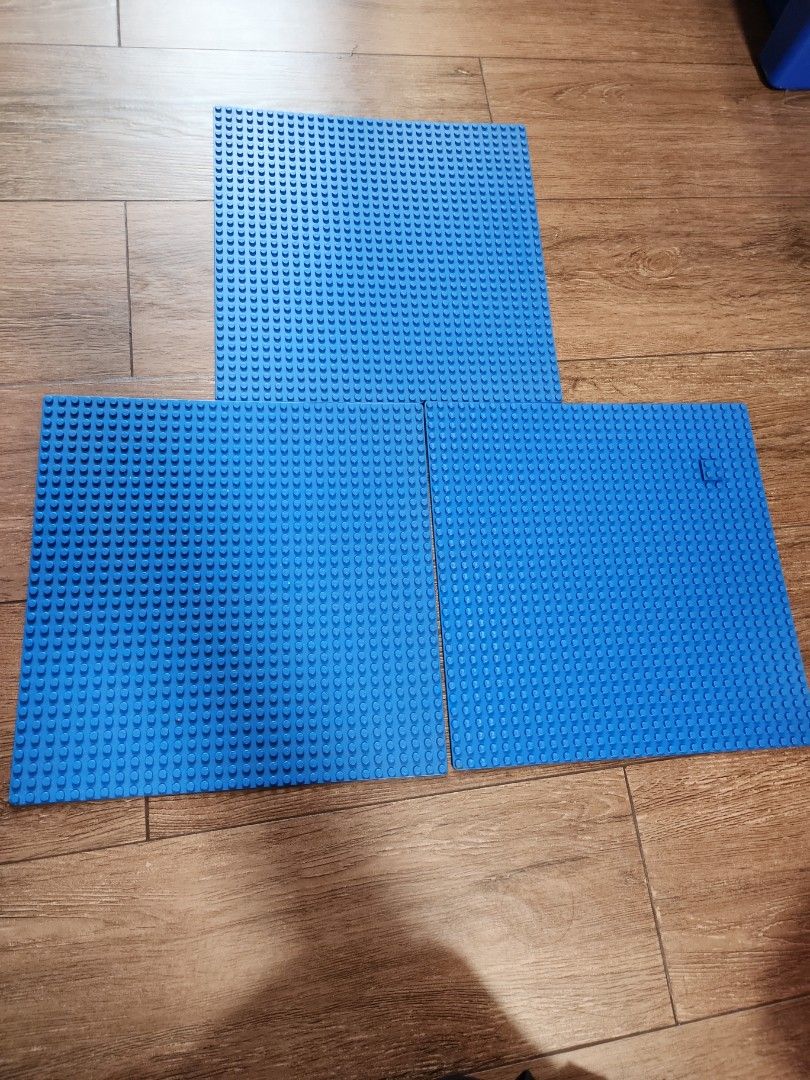 LEGO Blue Baseplates, Hobbies & Toys, Toys & Games on Carousell