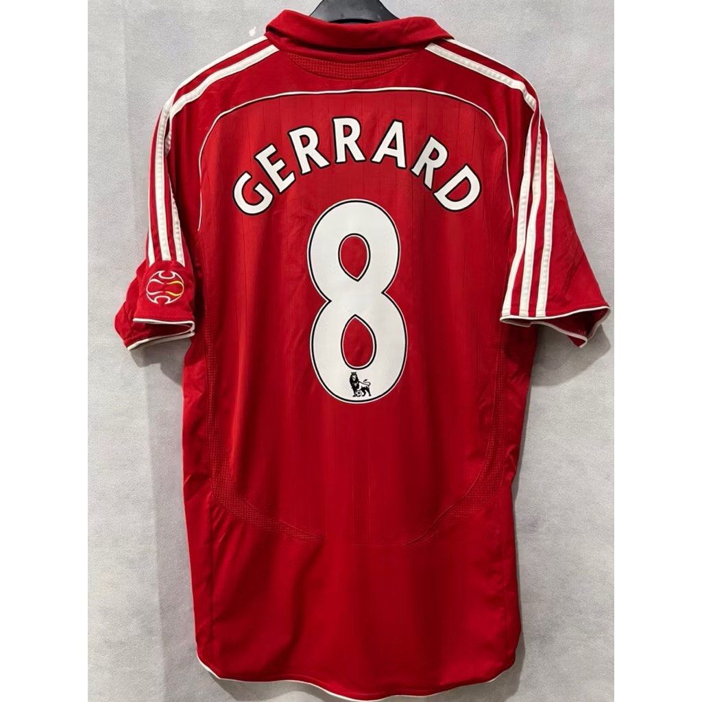 Liverpool Gerrard #8 Jersey, Men's Fashion, Activewear on Carousell