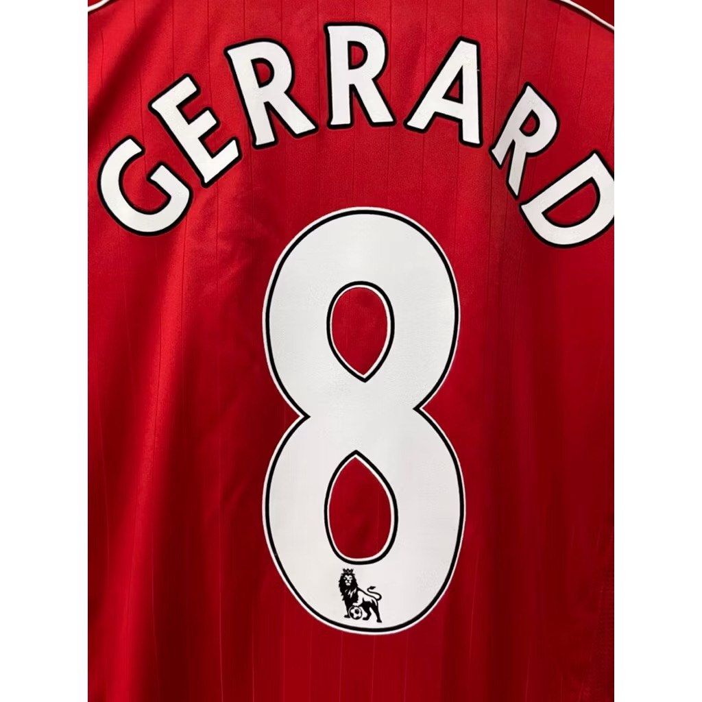 Liverpool Gerrard #8 Jersey, Men's Fashion, Activewear on Carousell