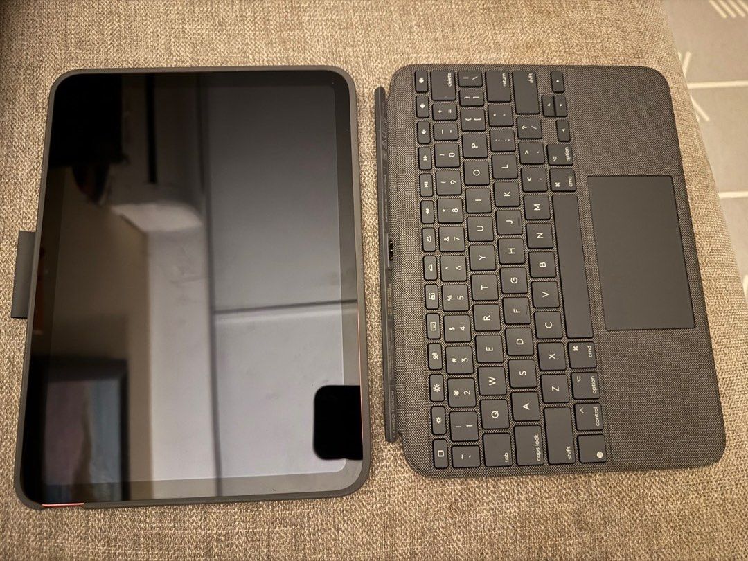 Logitech Combo Touch Keyboard Case for iPad Air 11-inch, Computers ...