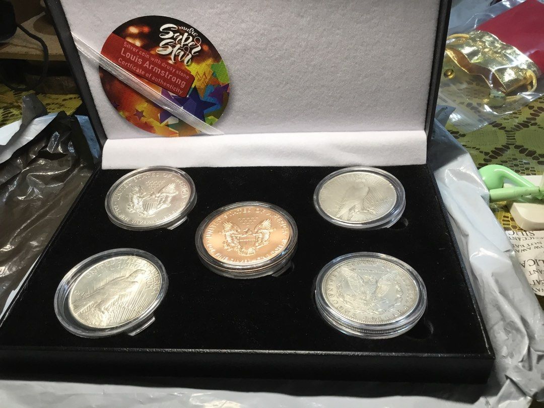 Louis Armstrong Silver Coin Collection, Hobbies & Toys, Memorabilia ...