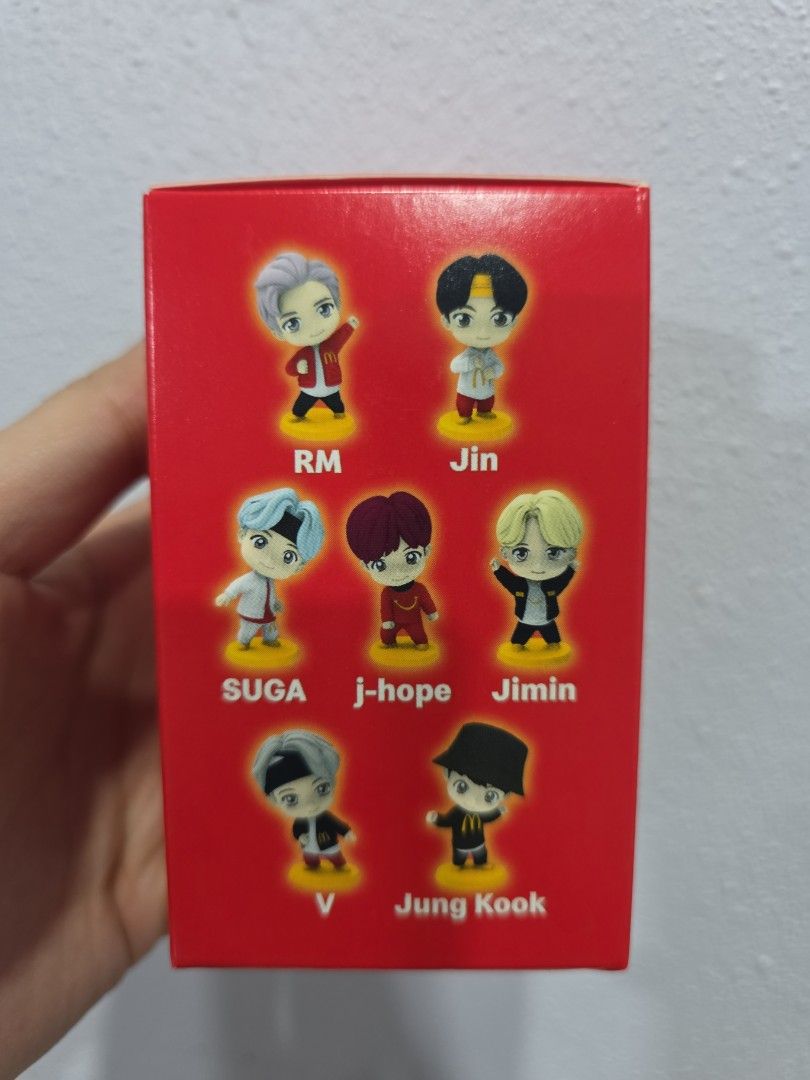 McDonald's TinyTAN RM Figurine, Hobbies & Toys, Toys & Games on Carousell