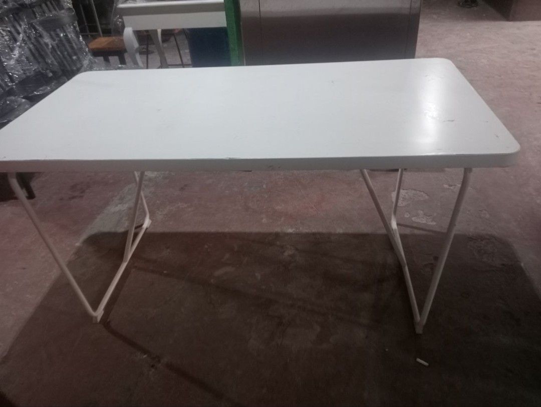 Meja resto Bahan multiplek kaki besi Ukuran P 150 L 78 T 75, Kitchen ...