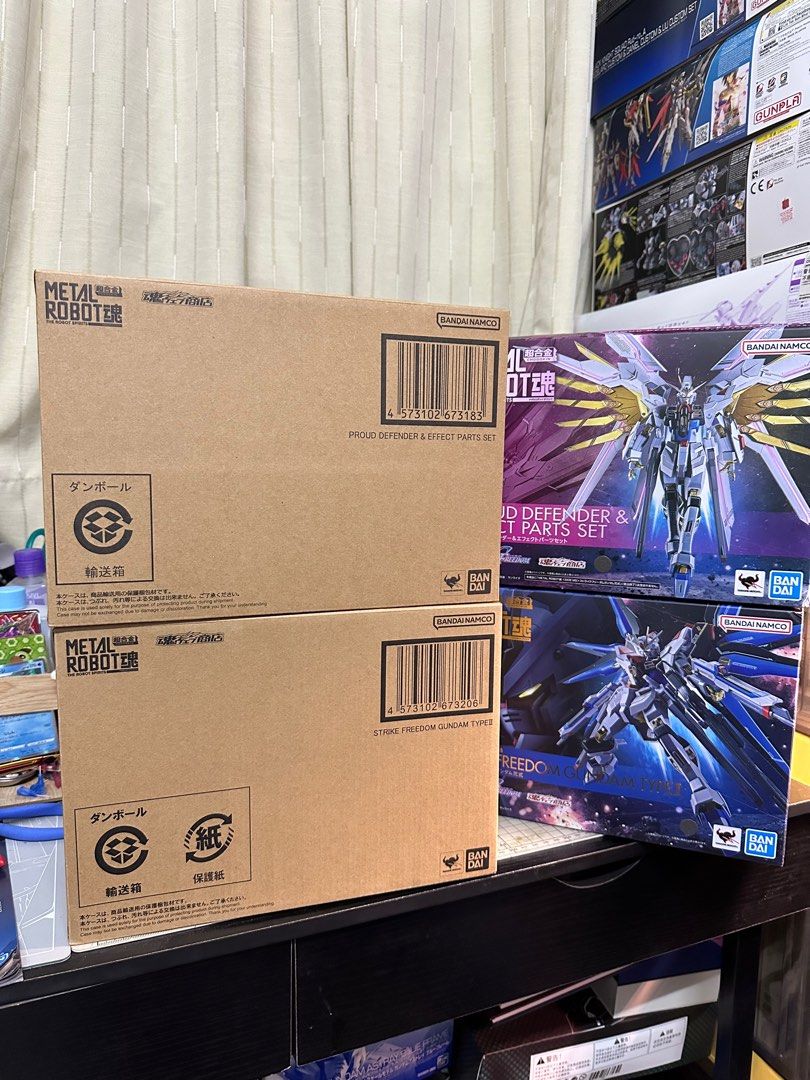 Metal Robot Spirits Strike Freedom Gundam Type II + Proud Defender Set ...
