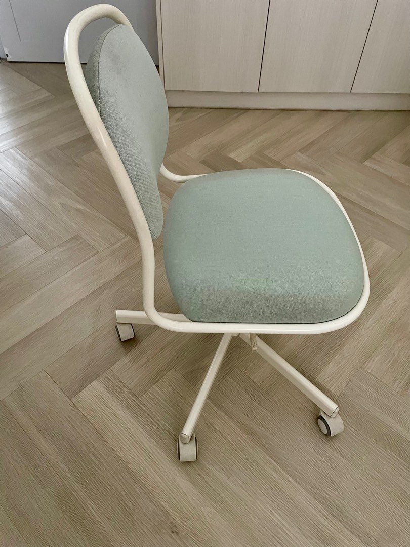 Mint Green Swivel Office Chair, Furniture & Home Living, Furniture ...