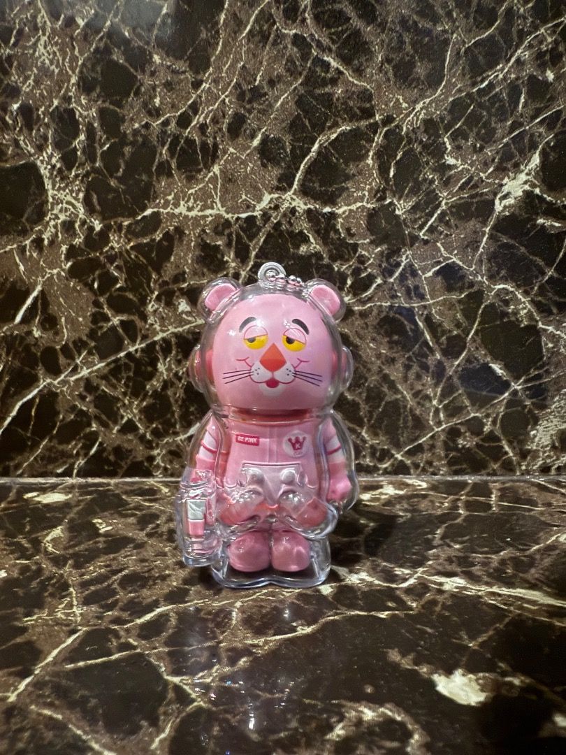 Molly Pink Panther Pop Mart w/ Acrylic Case, Hobbies & Toys ...