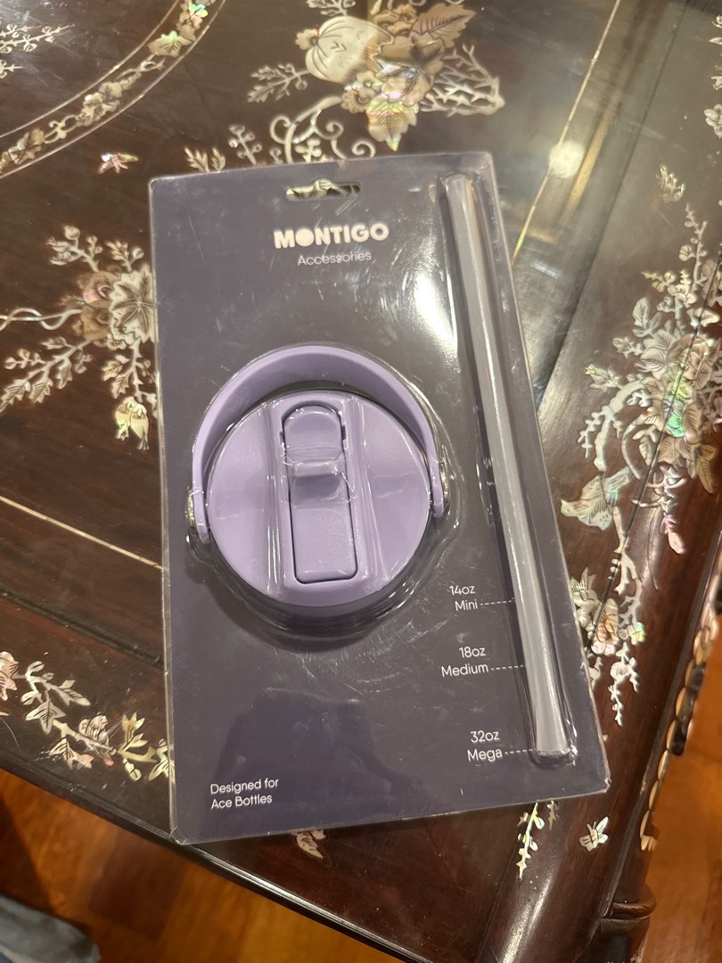 Montigo classic ace straw cap purple, Furniture & Home Living ...