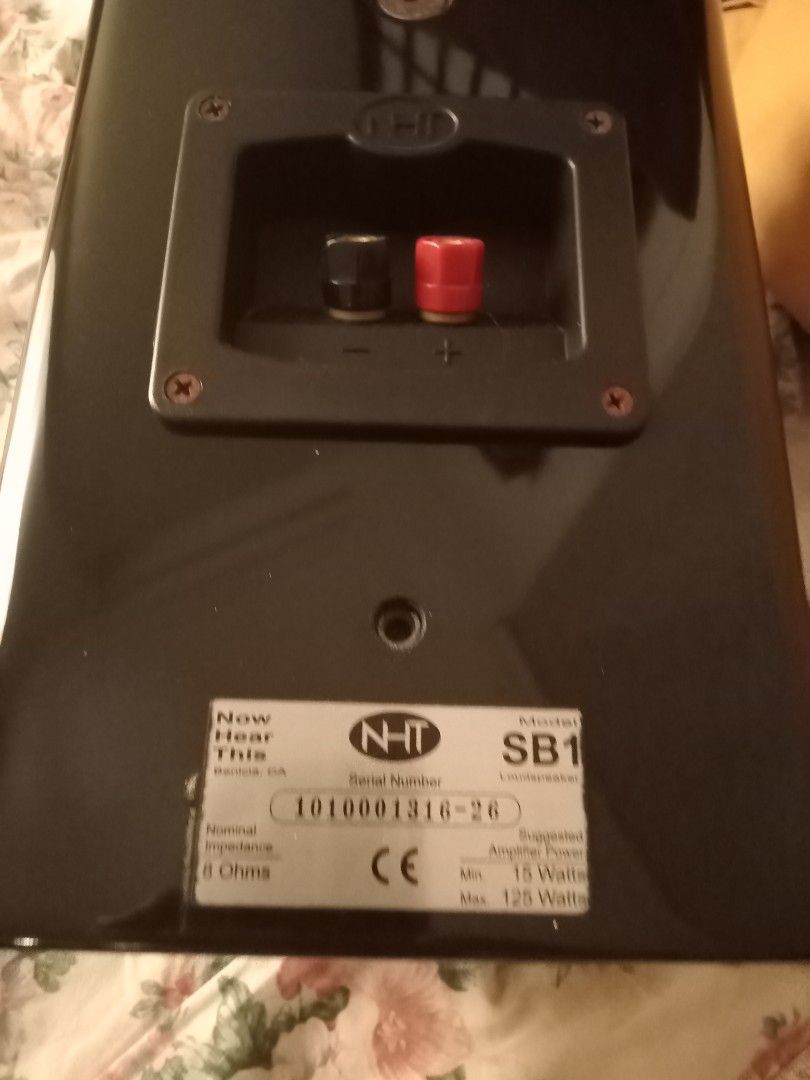 NHT SB1 Bookshelf Speakers, Audio, Soundbars, Speakers & Amplifiers on Carousell