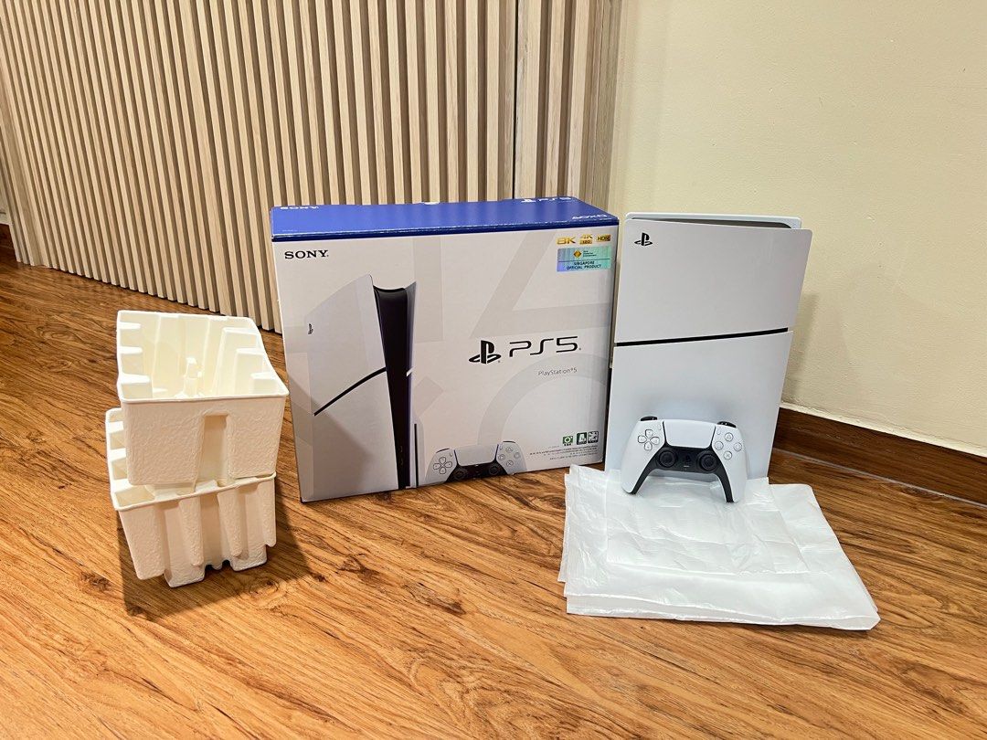 Playstation PS5 Slim Disc 1TB, Video Gaming, Video Game Consoles ...