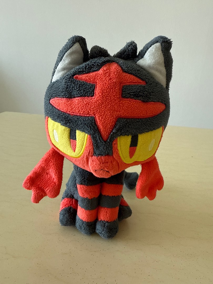 Pokemon Litten Plush Toy, Hobbies & Toys, Toys & Games on Carousell