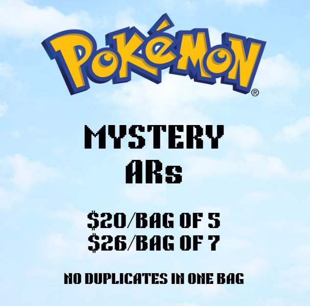 Pokemon Mystery ARs | AR Bundles | Japanese | Pokemon Hits | ARs | BBWF ...