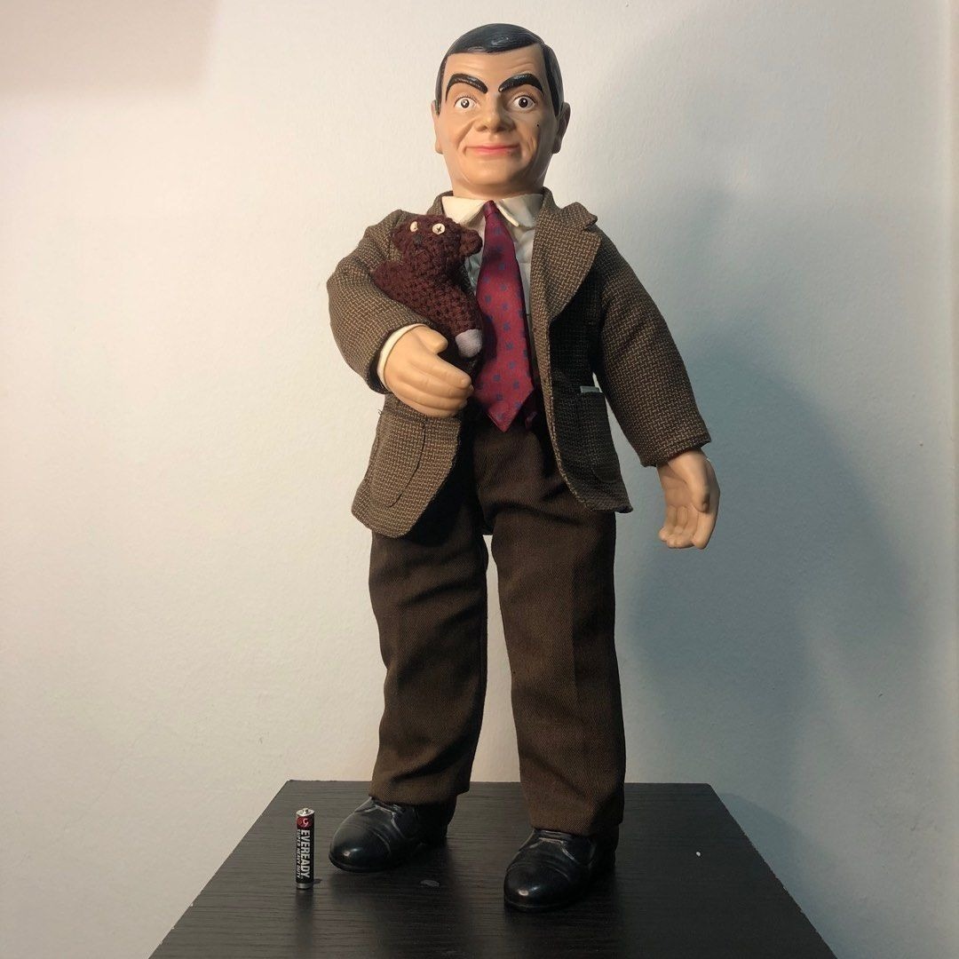 Rare Vintage 1997 Treasure Inc - Mr Bean Rowan Atkinson Doll Figure ...