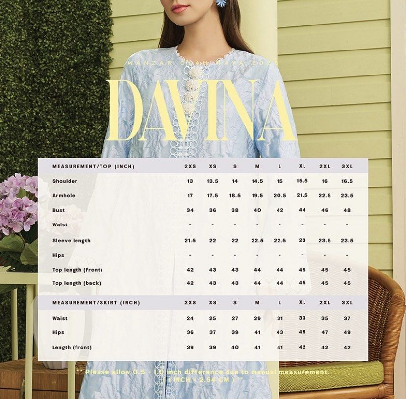 [RENT] Wanzar Davina Kurung in Soft Yellow, Women's Fashion, Muslimah ...