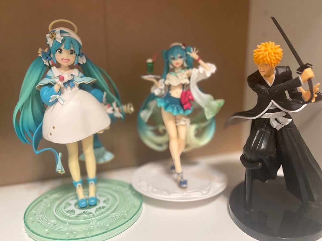 [Sale] Selling Figurines (Hatsune Miku, Bleach(Ichigo)), Hobbies & Toys ...
