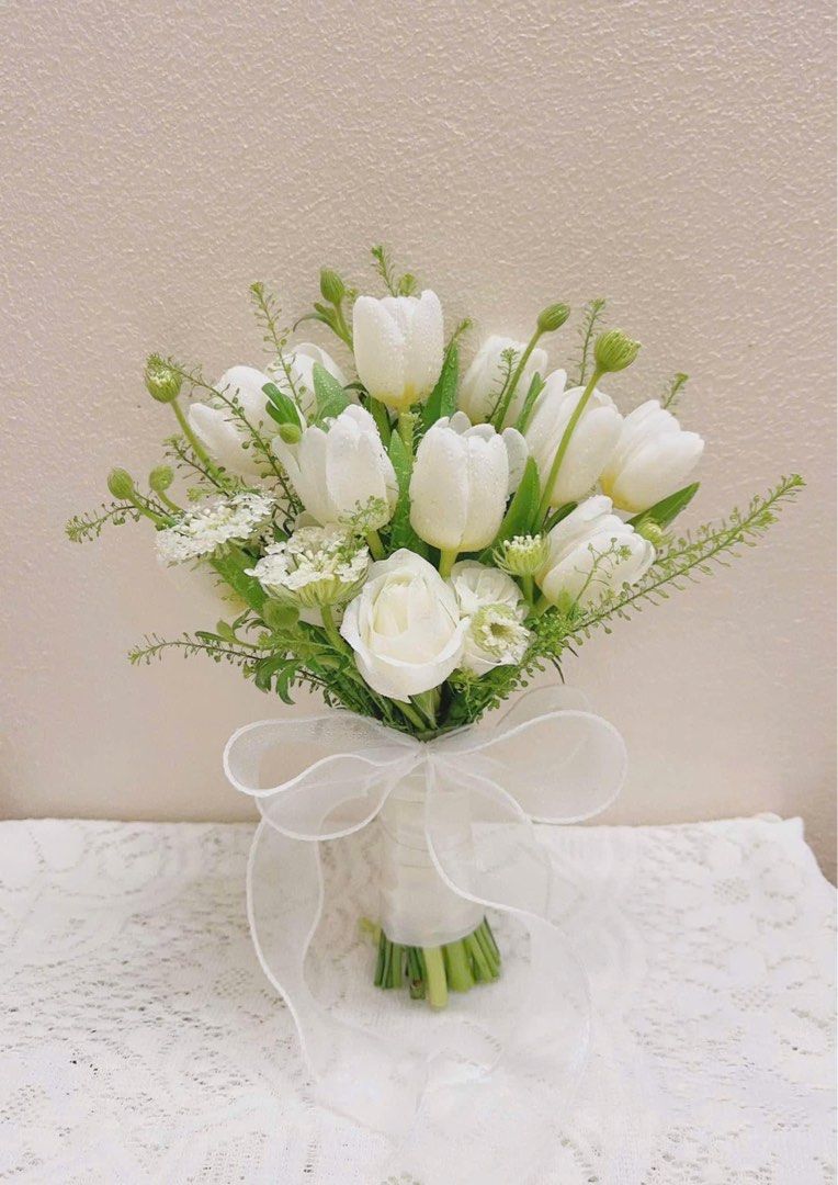 SG Flower | Bridal Bouquet | ROM bouquet / Solemnisation | Minimalist ...