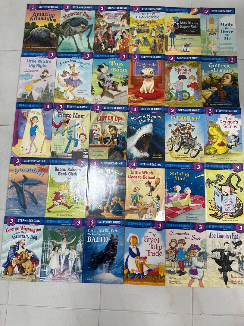 Step into Reading Level 3 Books - Assorted Titles, Hobbies & Toys ...
