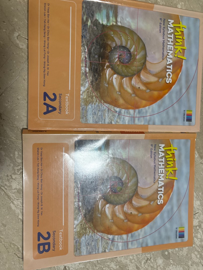 Think! Mathematics Textbook 2A & 2B, Hobbies & Toys, Books & Magazines ...