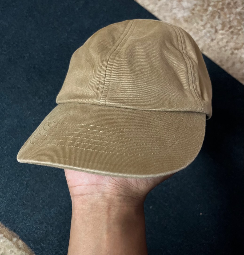 Uniqlo 6 Panel Leather Strap Cap, Men's Fashion, Watches & Accessories ...