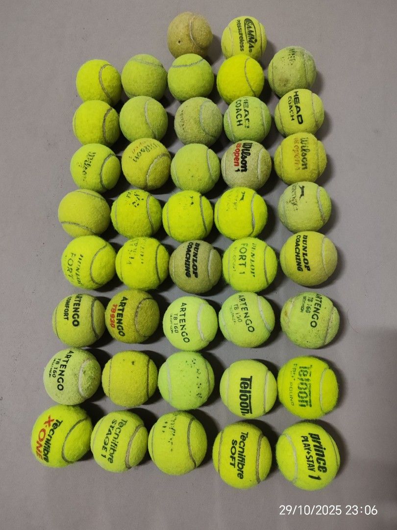 Used Tennis Balls - Assorted Brands, Sports Equipment, Sports & Games ...
