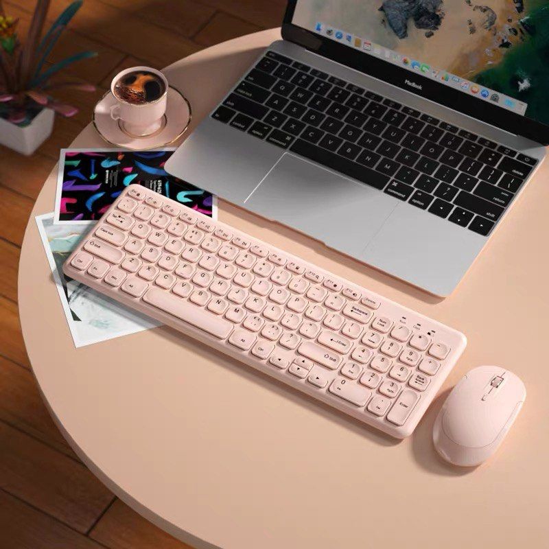 Wireless Keyboard and Mouse Set - Pink, Computers & Tech, Parts ...