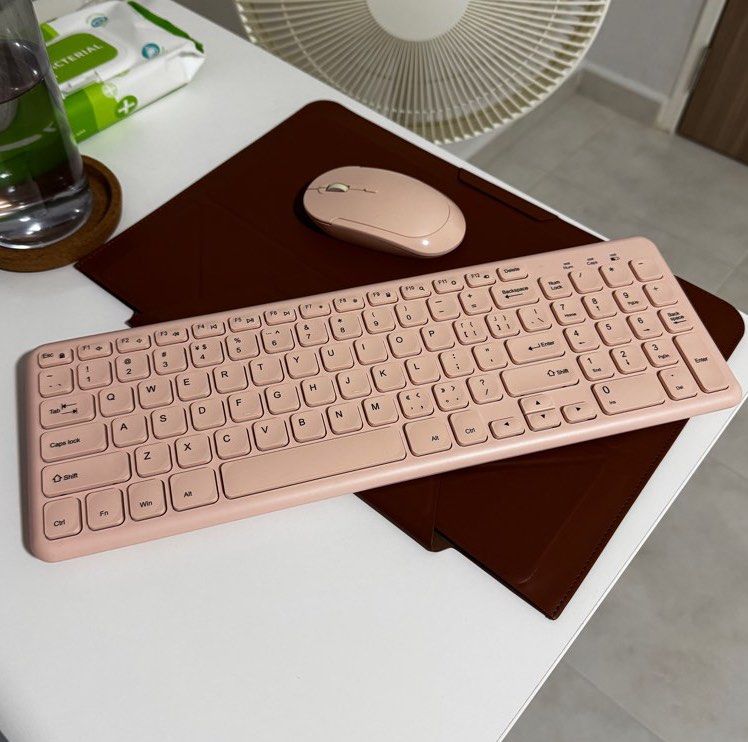 Wireless Keyboard and Mouse Set - Pink, Computers & Tech, Parts ...