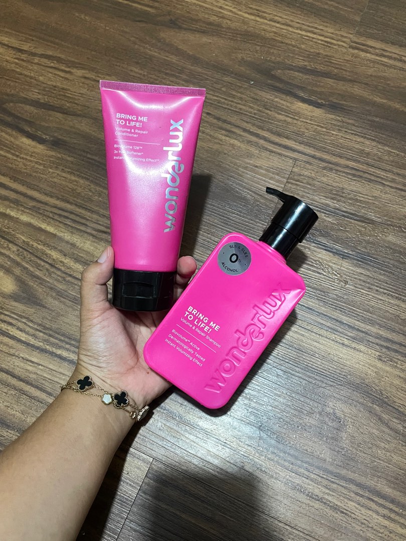 Wonderlux shampoo & conditioner, Kesehatan & Kecantikan, Perawatan ...