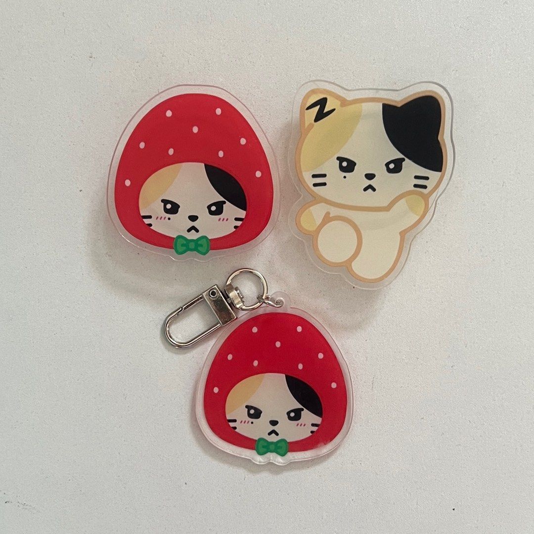 zerobaseone zb1 rinini ricky strawberry fruits popsocket keyring ...