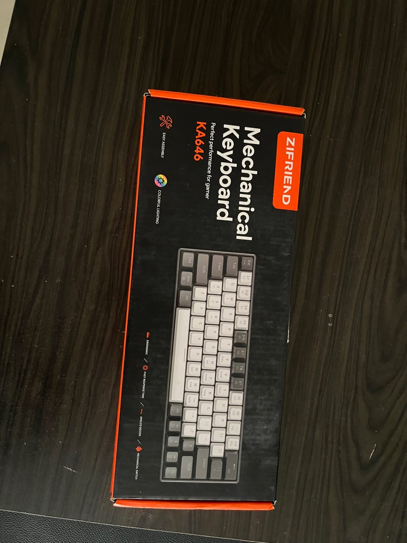 Zifriend KA646 mechanical keyboard, Computers & Tech, Parts ...