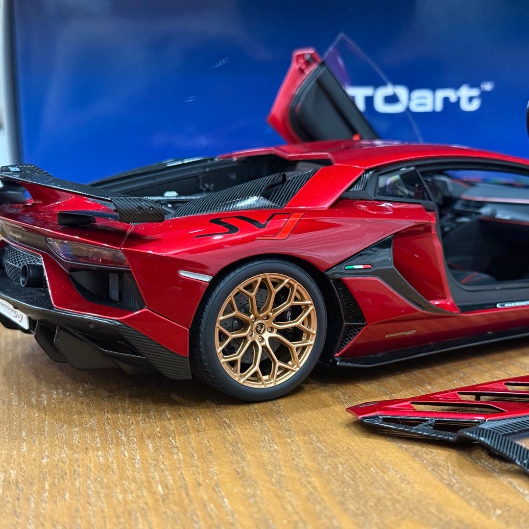 1/18 Modified AUTOart Lamborghini Aventador SVJ model car diecast same ...
