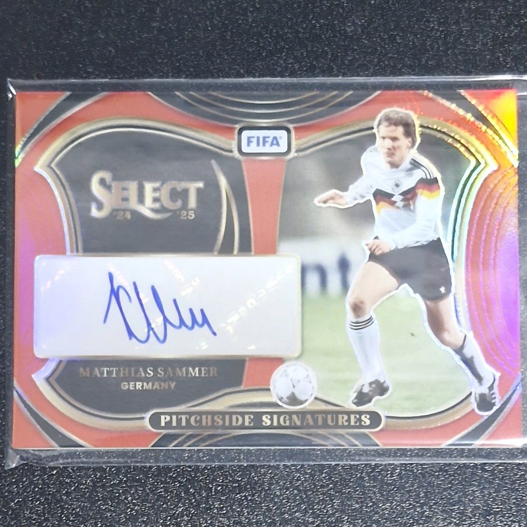 2024/2025 Panini Select Pitchside Signature Red Prizm Matthias Sammer ...