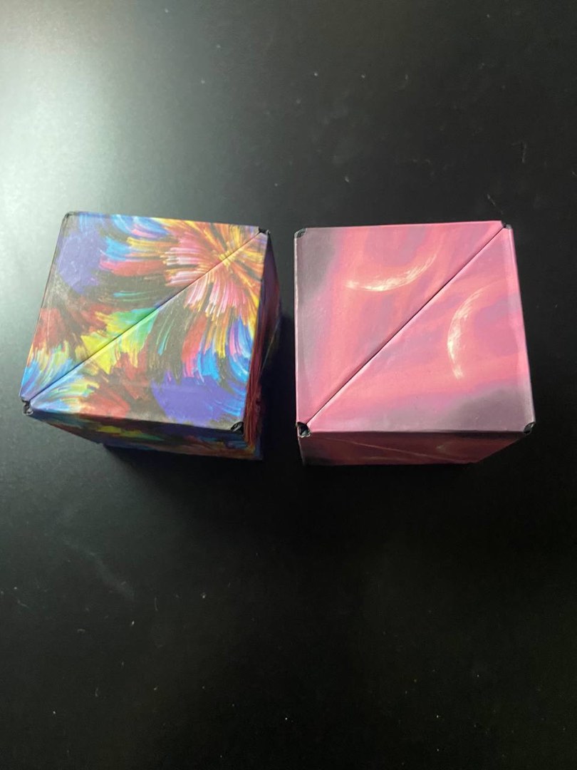Abstract Art Magnetic Fidget Puzzle Cubes, Hobbies & Toys, Toys & Games ...